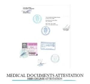 Medical License Attestation and Degree legalization for UAE